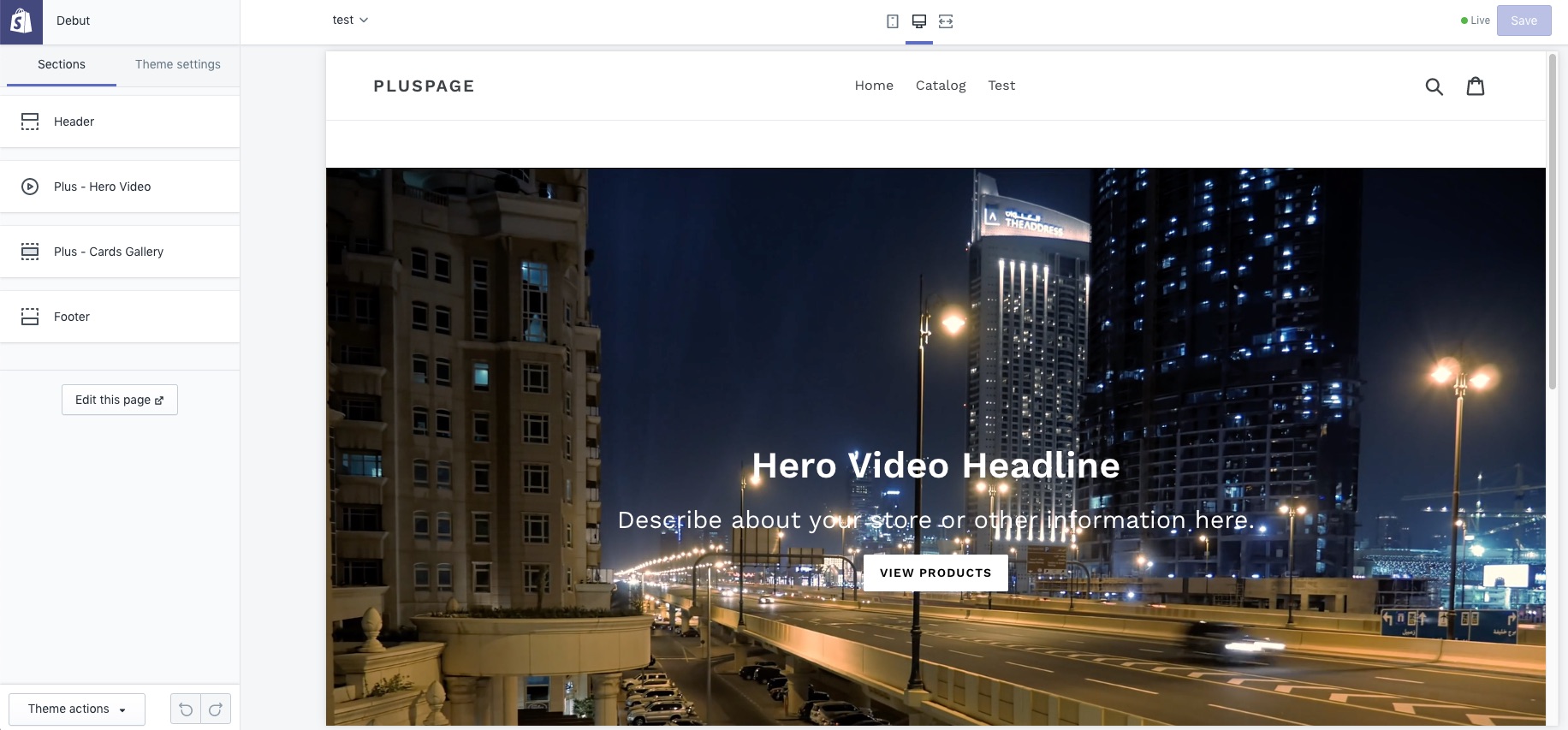 How To Add A Hero Video in Your Shopify Store - PlusApps For Your E ...