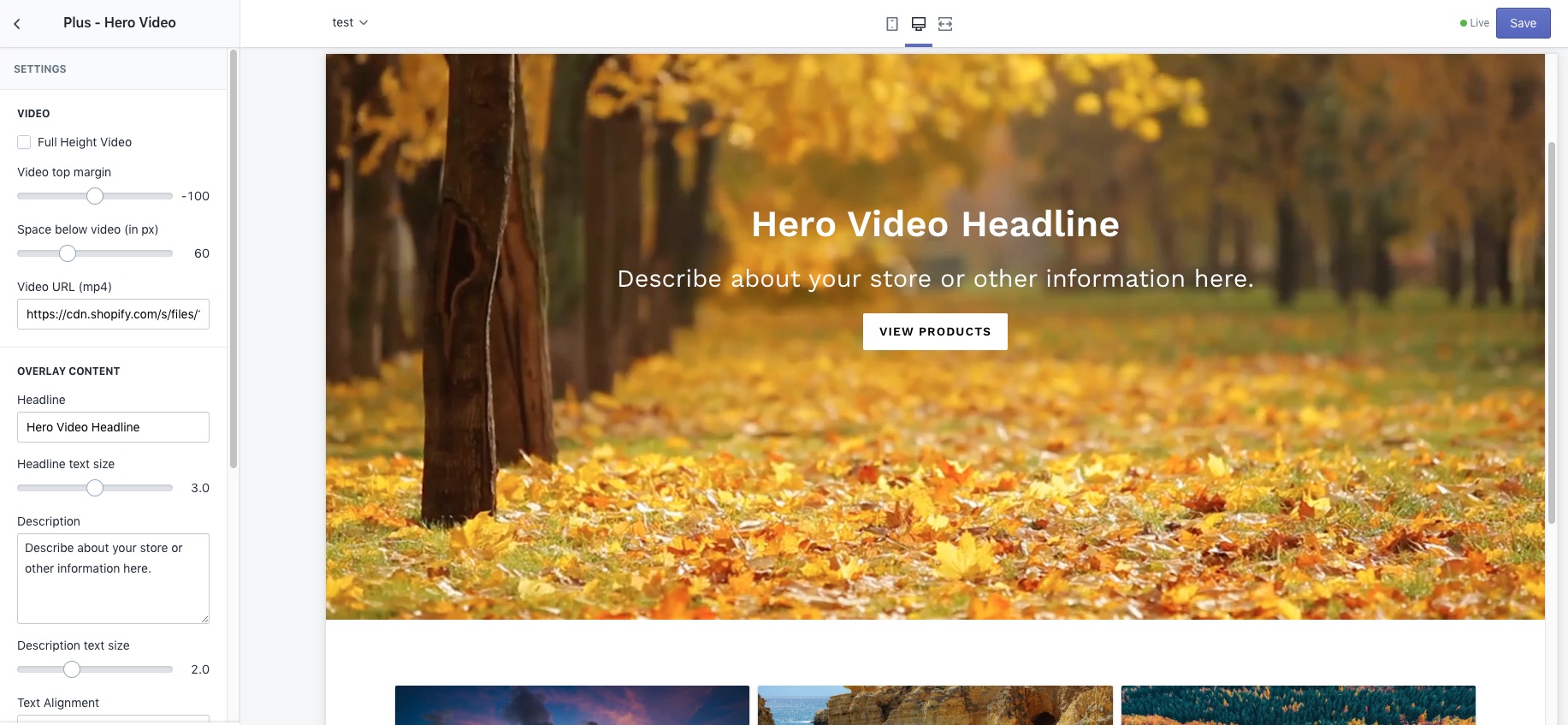 How To Add A Hero Video in Your Shopify Store - PlusApps For Your E ...