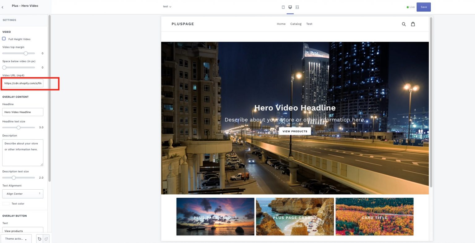 How To Add A Hero Video in Your Shopify Store - PlusApps For Your E ...