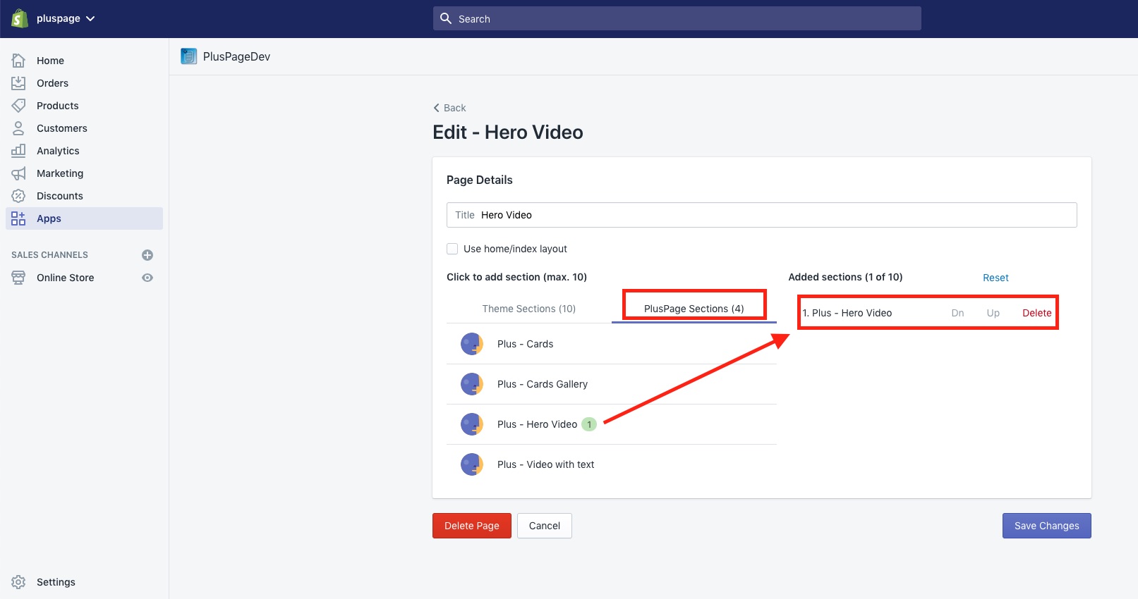 How To Add A Hero Video in Your Shopify Store - PlusApps For Your E ...